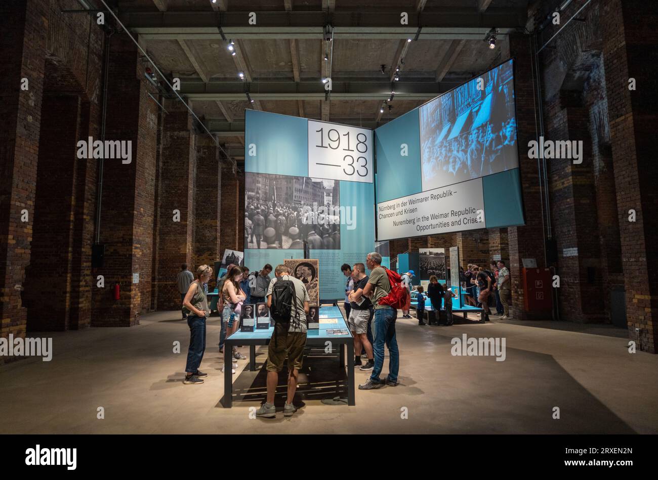 The Nazi party rally grounds, Kongresshalle, in Nuremberg Stock Photo ...