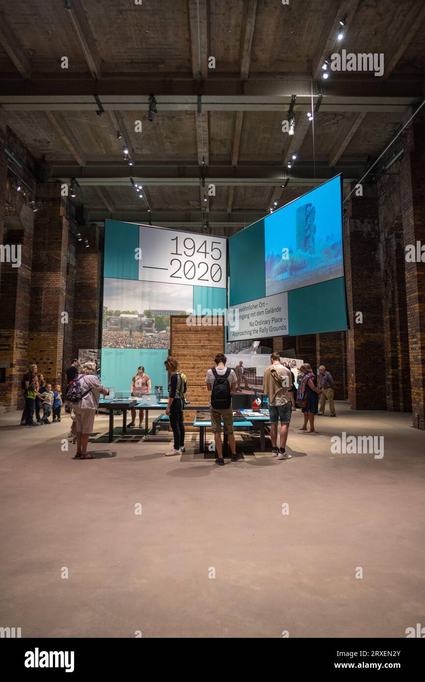 The Nazi party rally grounds, Kongresshalle, in Nuremberg Stock Photo ...