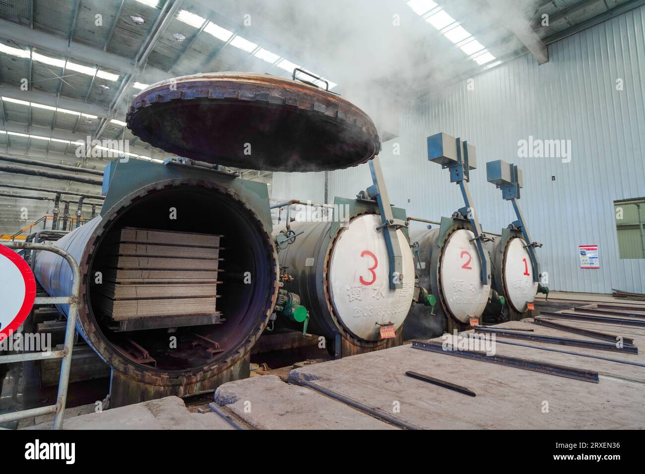 Autoclave for the production line of new building materials calcium ...