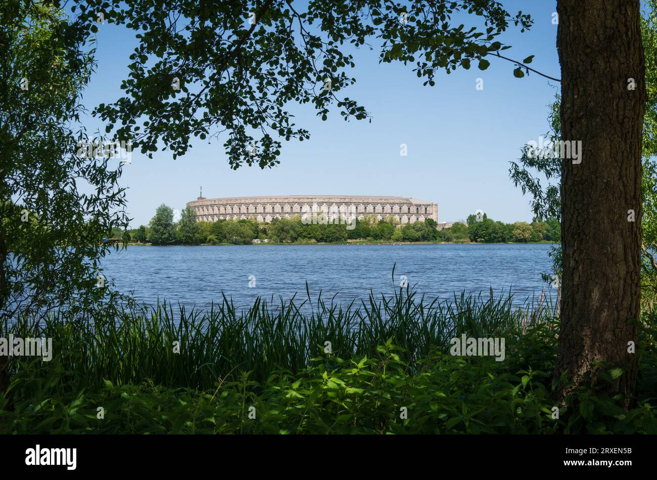 The Nazi party rally grounds, Kongresshalle, in Nuremberg Stock Photo ...