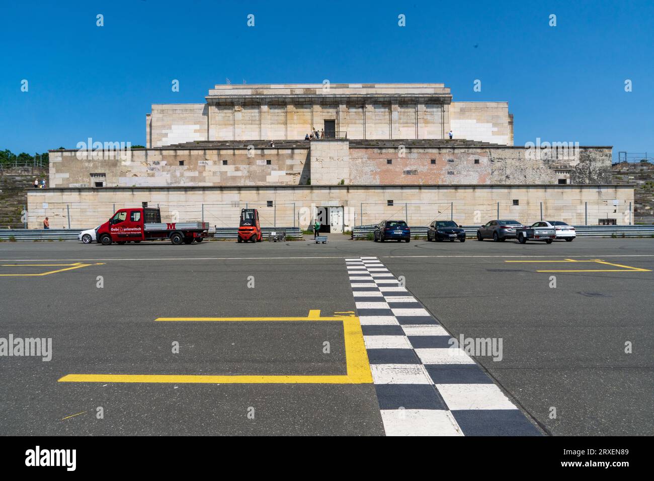 The Nazi party rally grounds Zeppelin Field in Nuremberg, Germany Stock ...