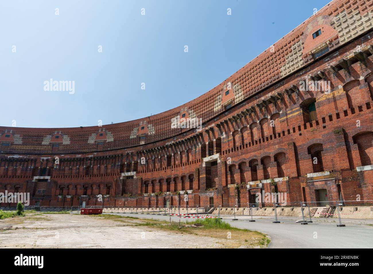 The Nazi party rally grounds, Kongresshalle, in Nuremberg Stock Photo ...