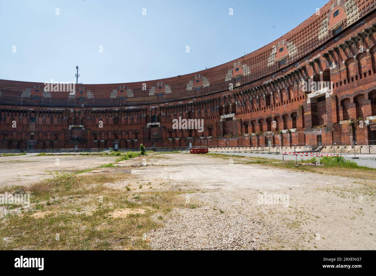 The Nazi party rally grounds, Kongresshalle, in Nuremberg Stock Photo ...