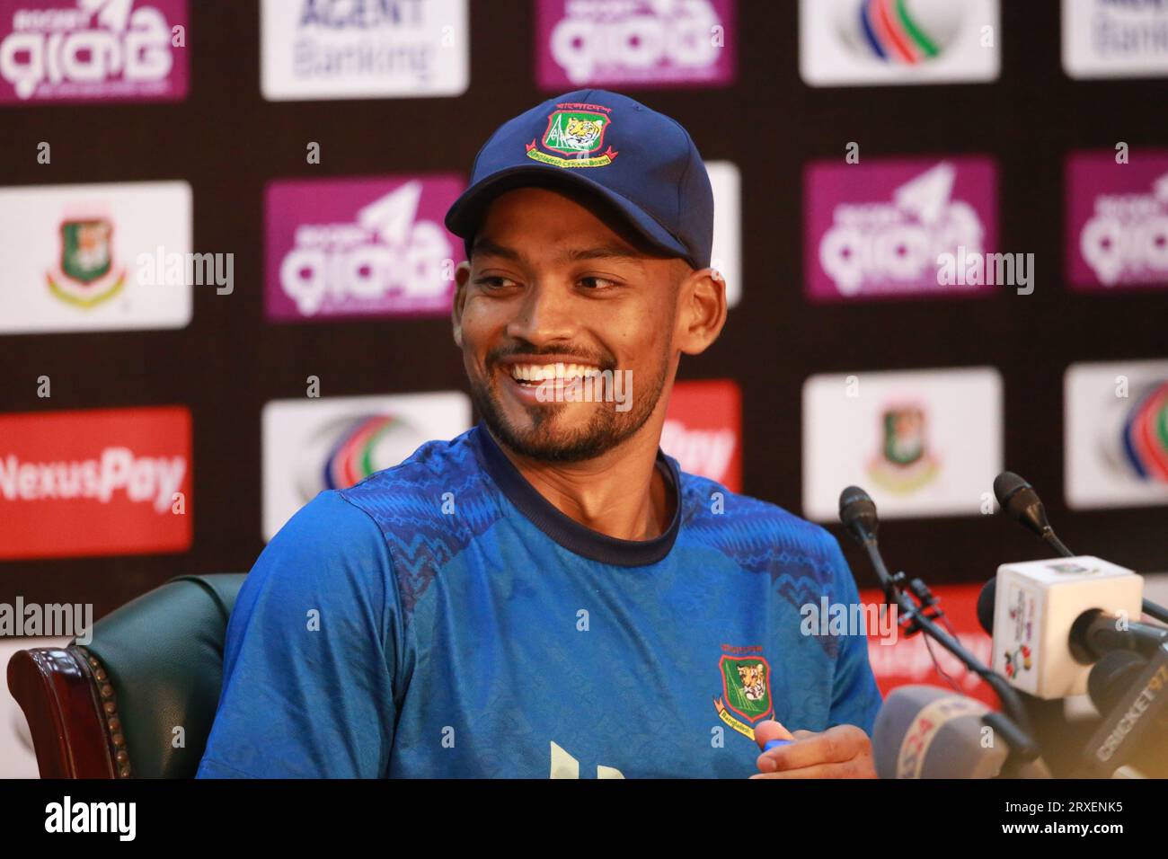 Nazmul Hasan Shanto, Bangladfesh third ODI match captain attends pre ...