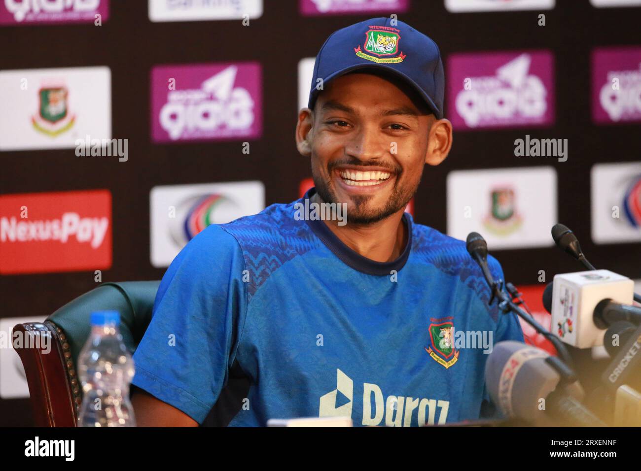 Nazmul Hasan Shanto, Bangladfesh third ODI match captain attends pre ...