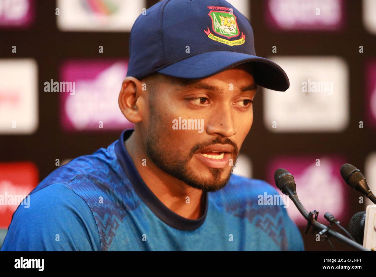 Nazmul Hasan Shanto, Bangladfesh third ODI match captain attends pre ...