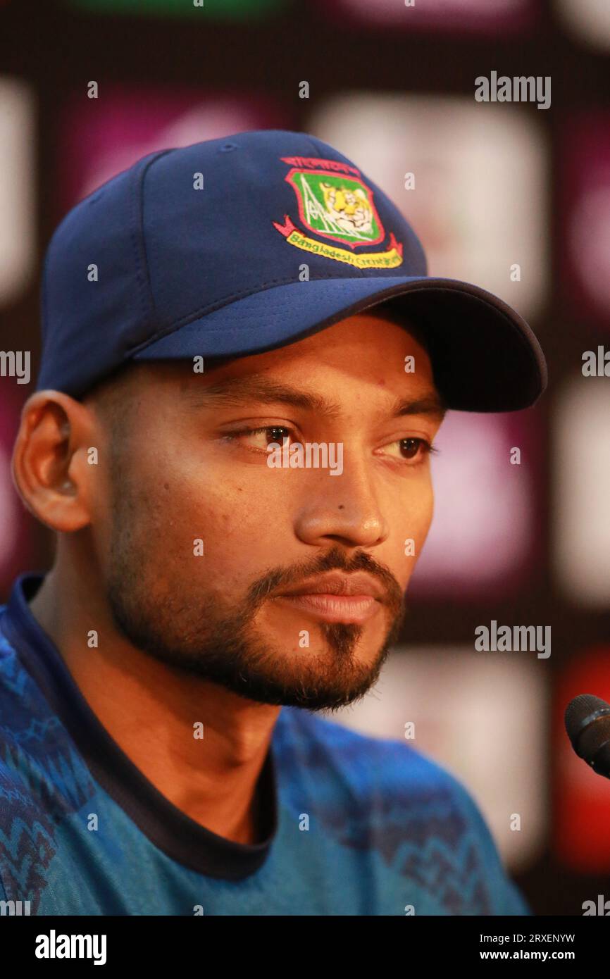 Nazmul Hasan Shanto, Bangladfesh third ODI match captain attends pre ...