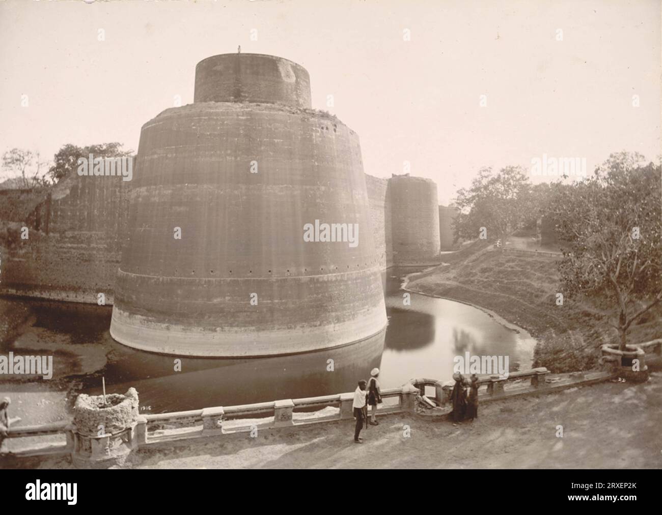 View of the Deeg Fort taken in the 1890s Stock Photo - Alamy