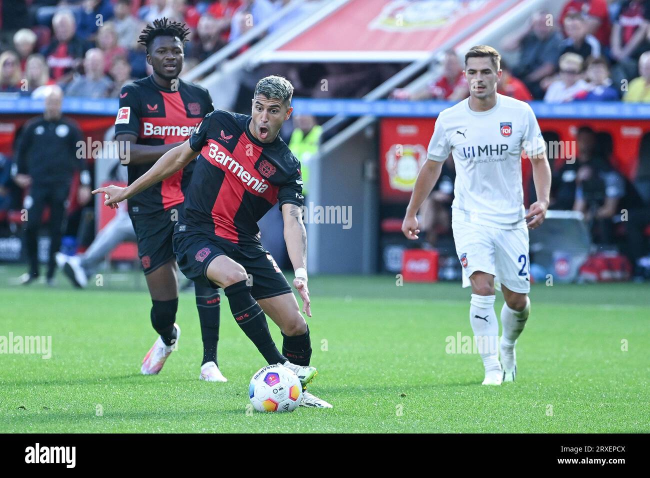 24.09.2023, Fussball, Bundesliga, 5. Spieltag Saison 2023/2024, Bayer Leverkusen - 1. FC ...