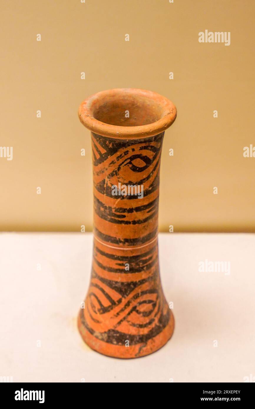 Beijing China, February 16, 2023: Daxi Culture Painted Cylindrical ...