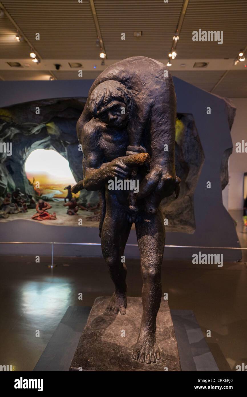 Beijing China, February 16, 2023: Statue of a Deer on the Back of a ...