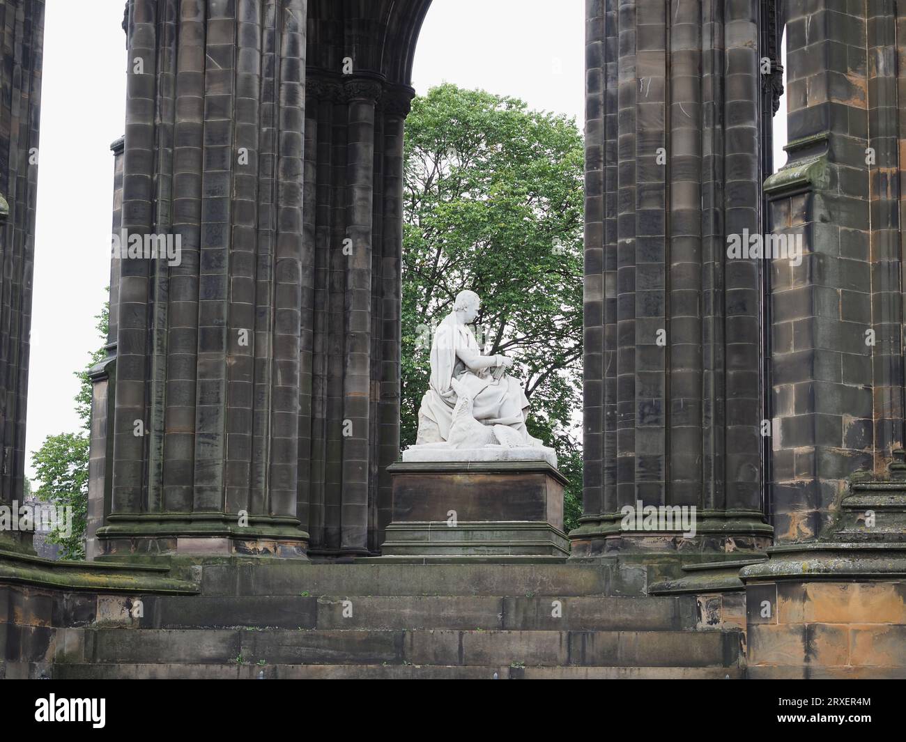 Sir Walter Scott monument by architect George Meikle Kemp and sculptor ...