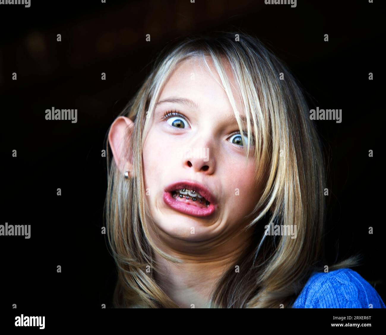 Exaggerated facial expression hi-res stock photography and images - Alamy