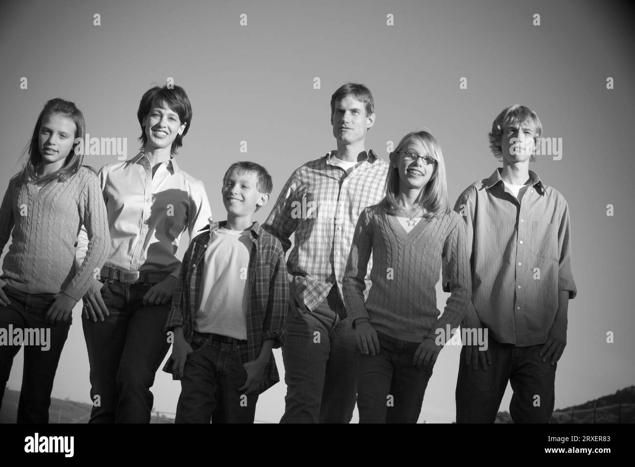 Horizontal full length portrait Black and White Stock Photos & Images ...