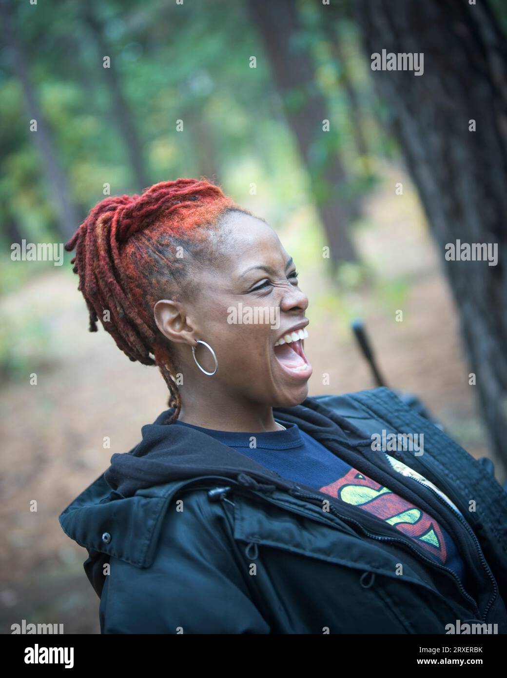 Laughing young african american hi-res stock photography and images - Alamy