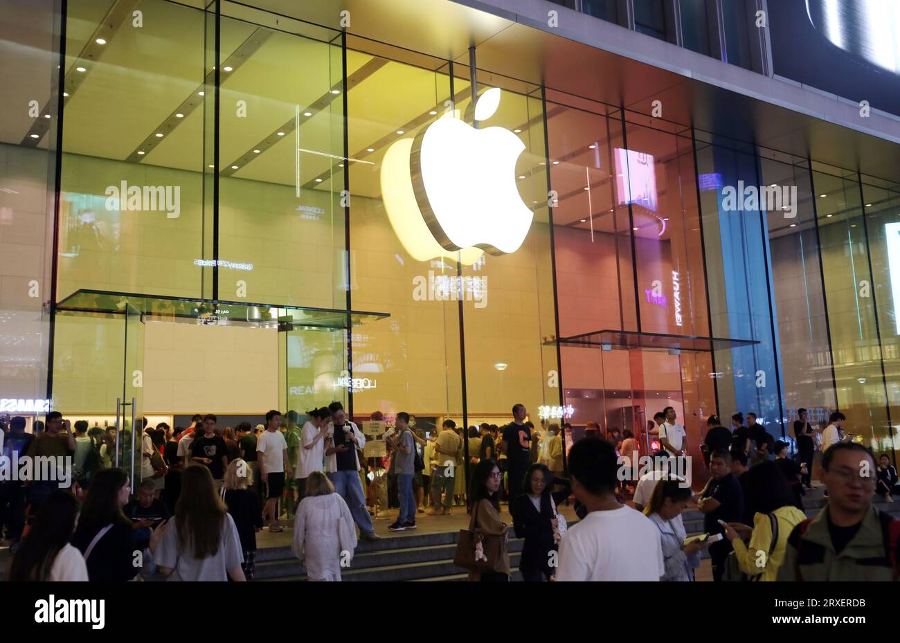 SHANGHAI, CHINA - SEPTEMBER 24, 2023 - Customers experience the newly ...