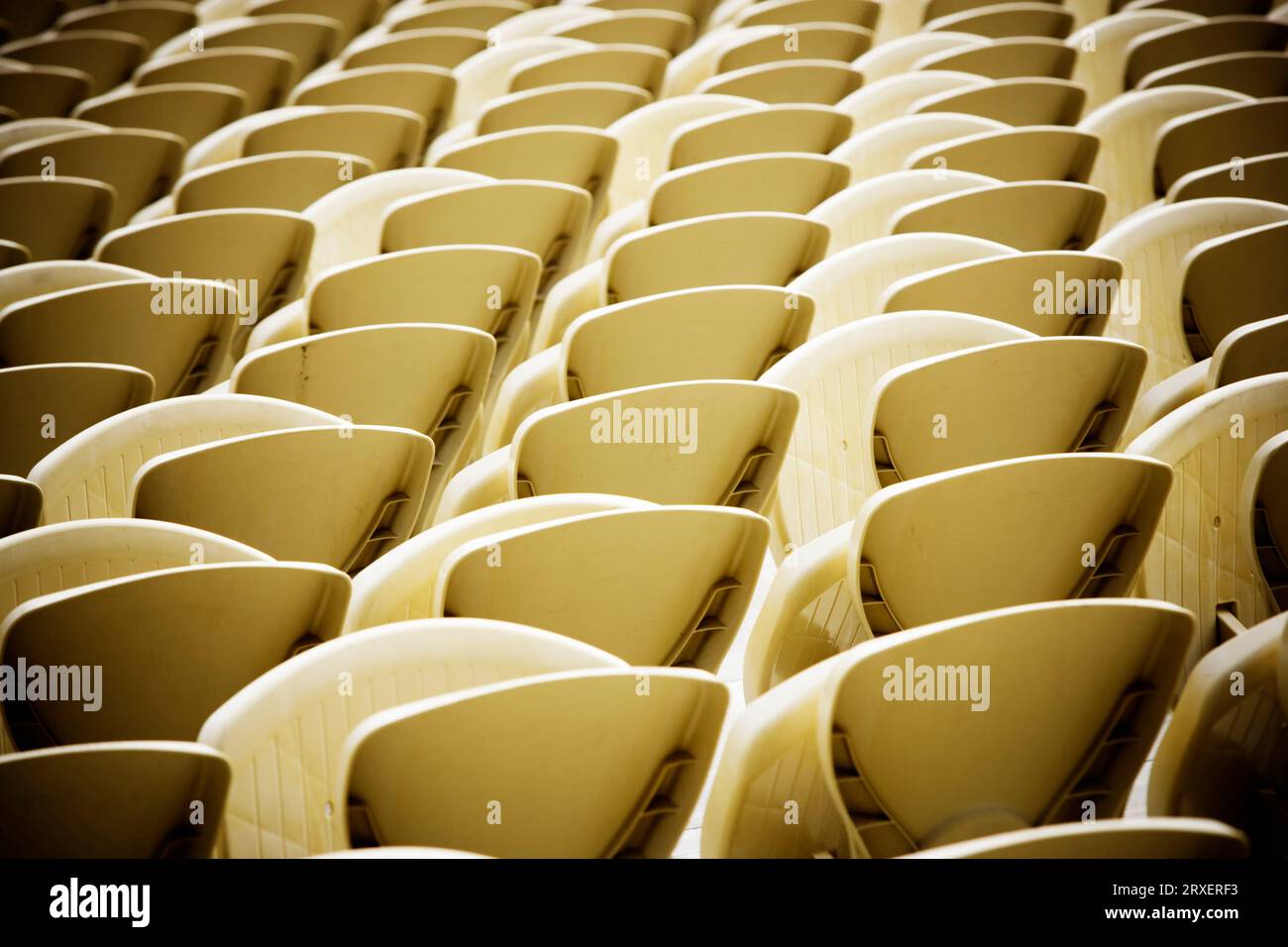 Empty stadium seating Stock Photo - Alamy