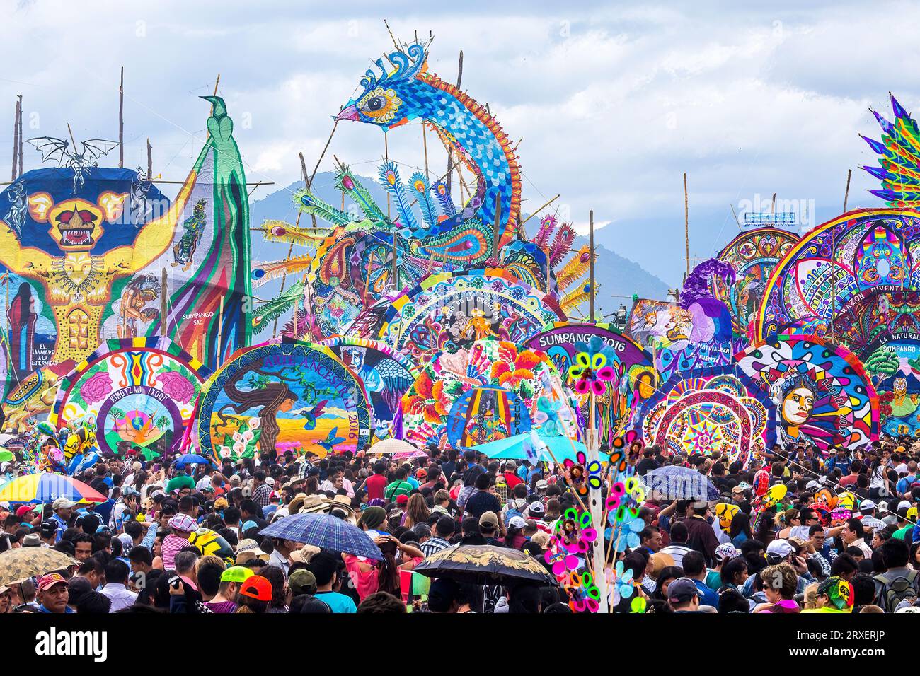 Guatemala festival of the giant kites hi-res stock photography and ...