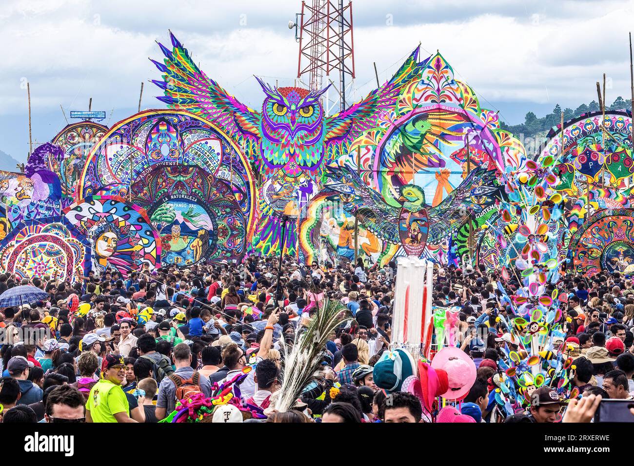 Guatemala festival of the giant kites hi-res stock photography and ...