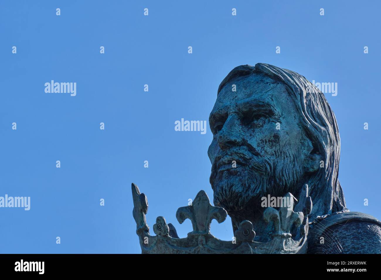 King Edward I statue at Burgh-by-Sands, Carlisle, Cumbria Stock Photo ...