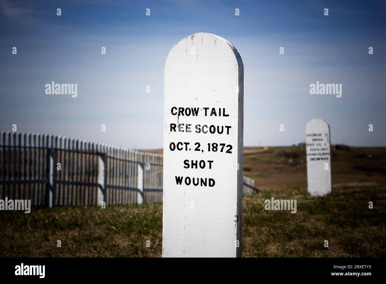 Wooden grave markers hi-res stock photography and images - Alamy