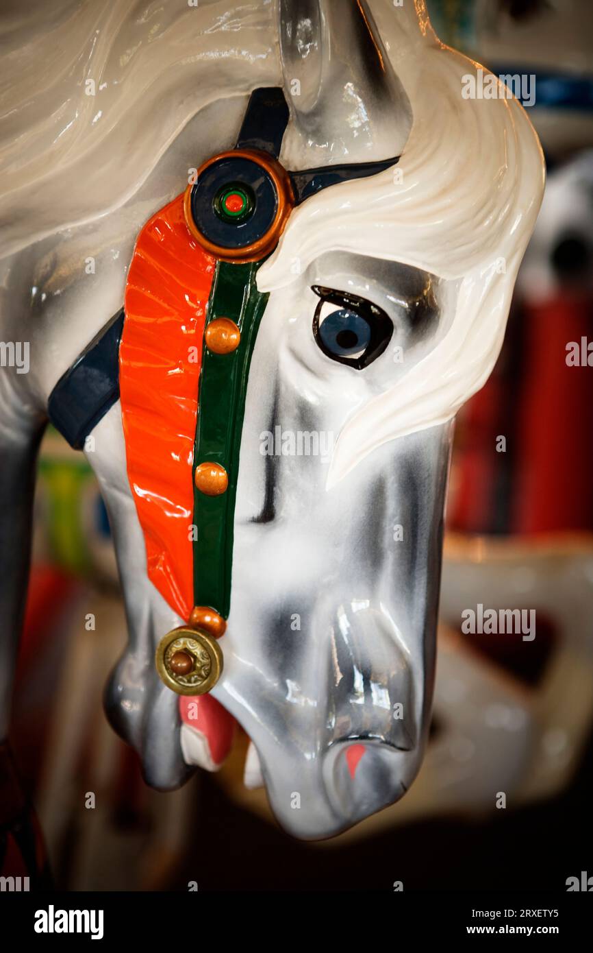 Carousel horse head hi-res stock photography and images - Alamy