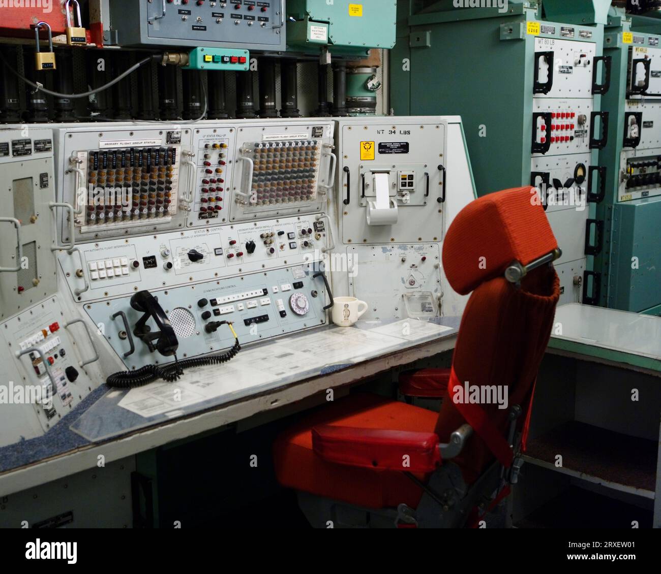 An underground launch control center at a missule site in Cooperstown ...