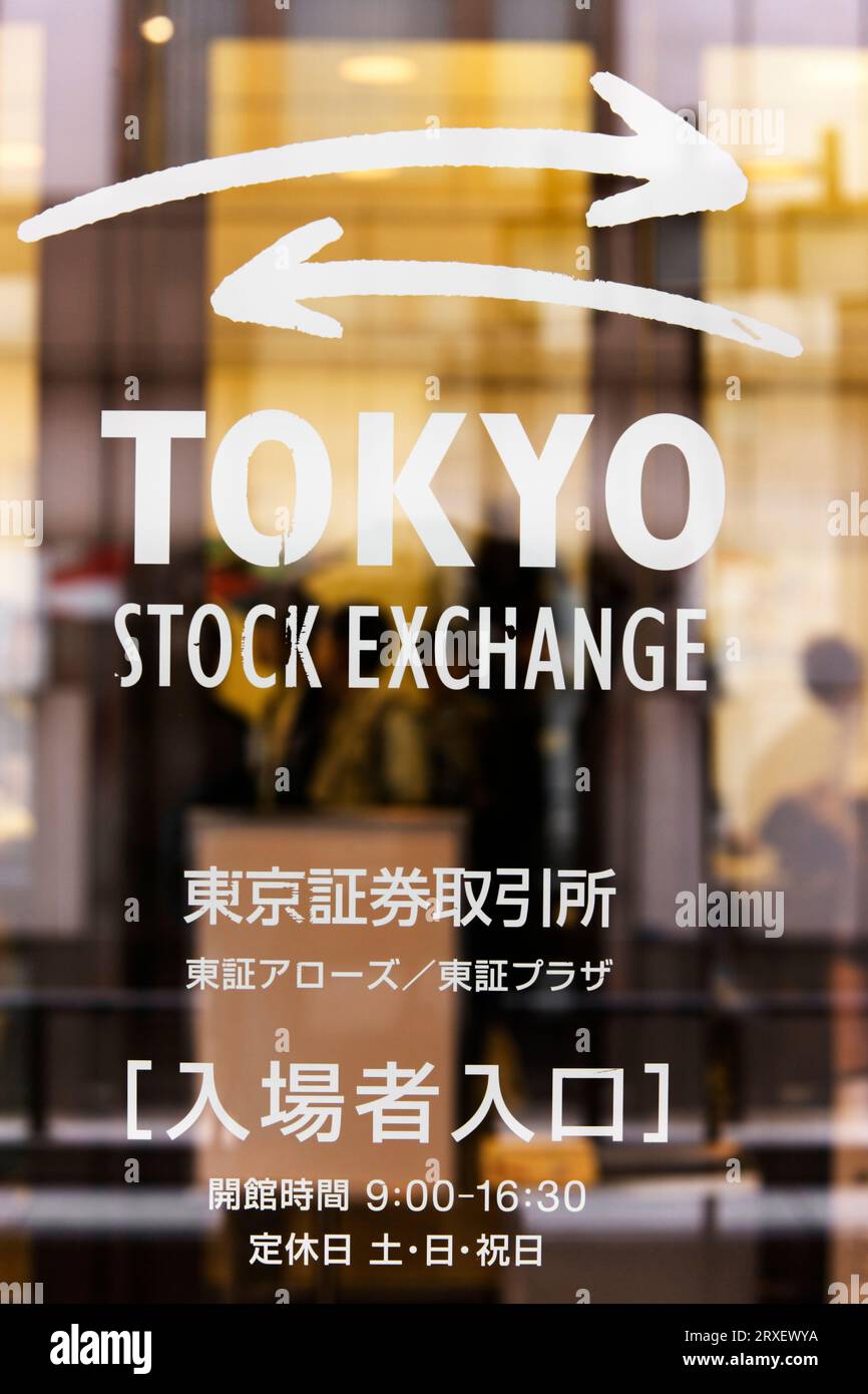 Tokyo Stock Exchange Sign Stock Photo Alamy tokyo-stock-exchange-sign-stock-photo-alamy