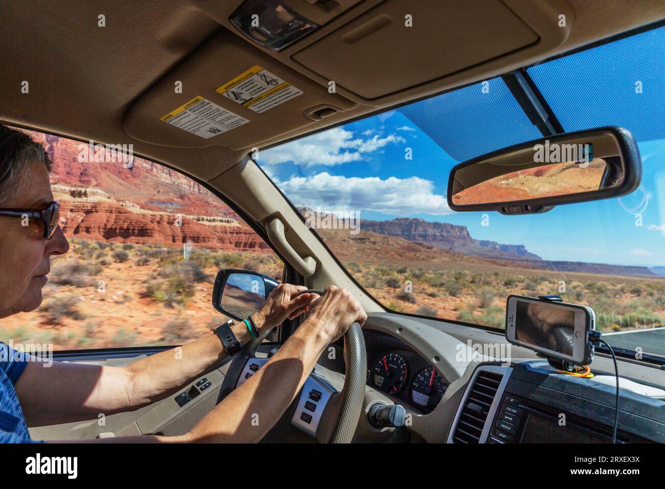 Vermillionâ€ Cliffs Scenic Highway, Arizona, USA Stock Photo - Alamy
