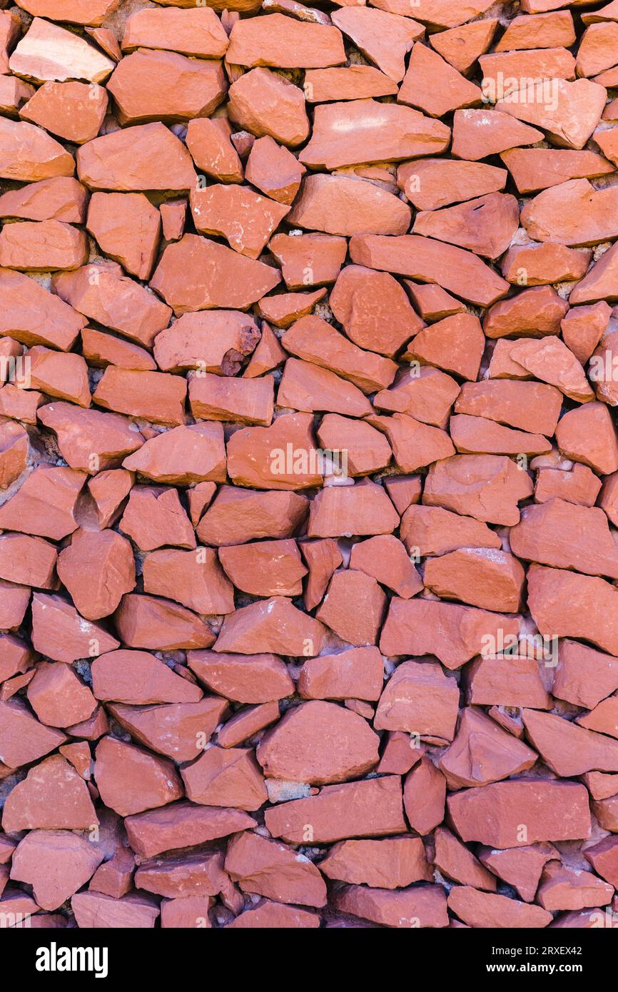 Stacked red rocks, Winslow, Arizona, USA Stock Photo - Alamy