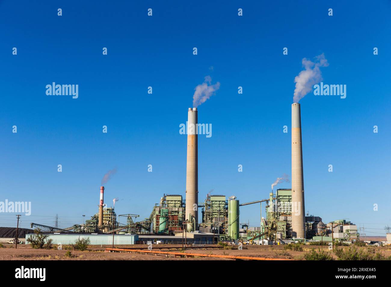 Coal-fired power plant, Arizona, USA Stock Photo - Alamy