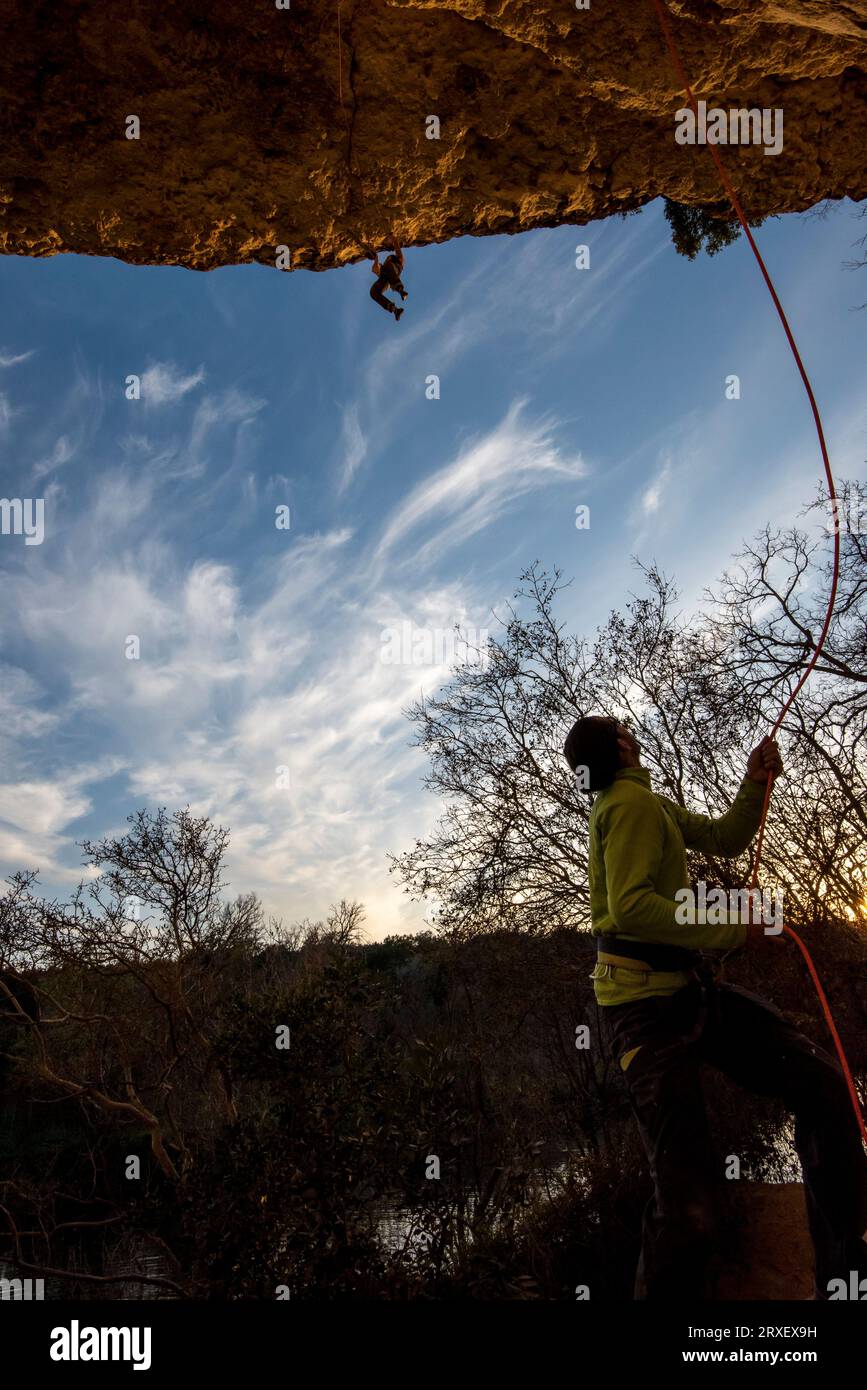 Cutting Feet at Sunset Stock Photo - Alamy