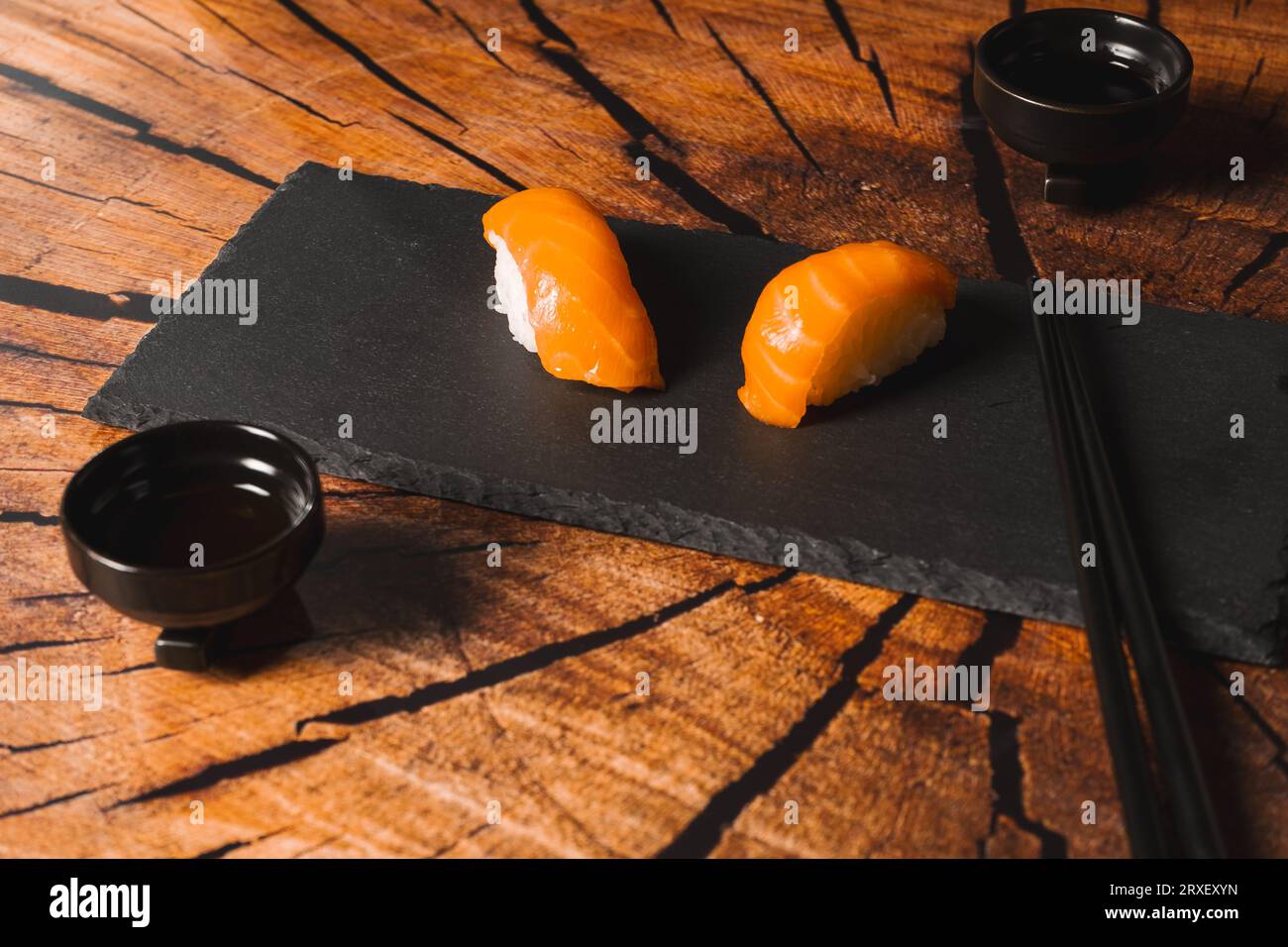 delicious niguiri sushi for appetizer Stock Photo - Alamy