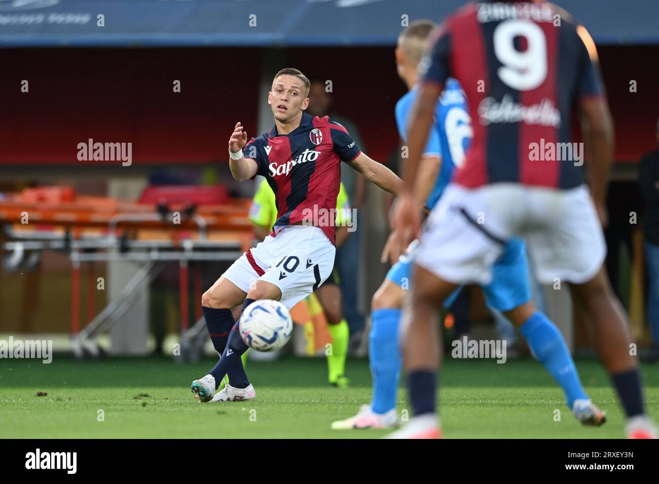Jesper Karlsson (Bologna) during the Italian "Serie A" match between ...