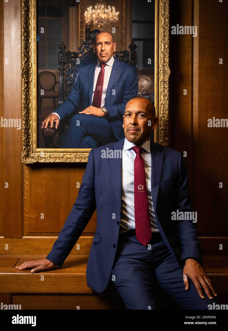 EDITORIAL USE ONLY David Flint, the first black broker in Lloyd's ...