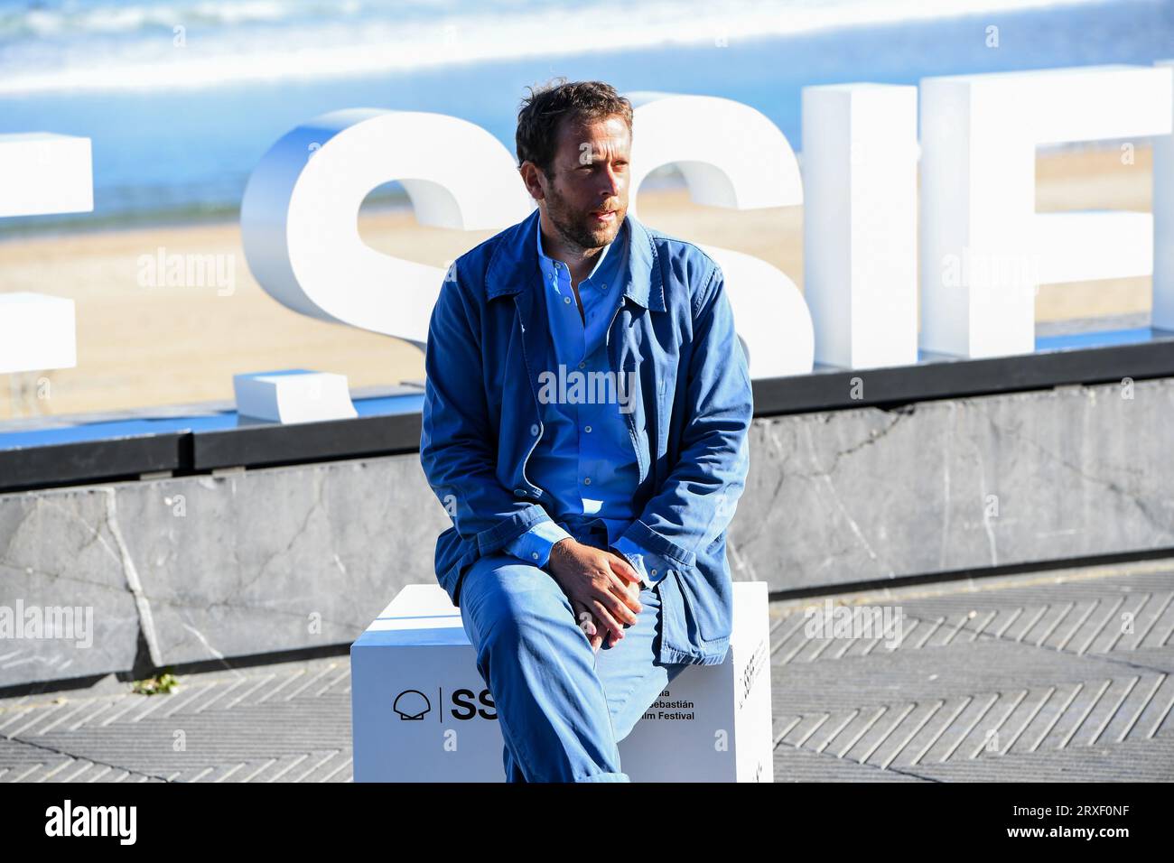 San Sebastian, Spain. 25th September 2023. Joachim Lafosse attends ‘A ...