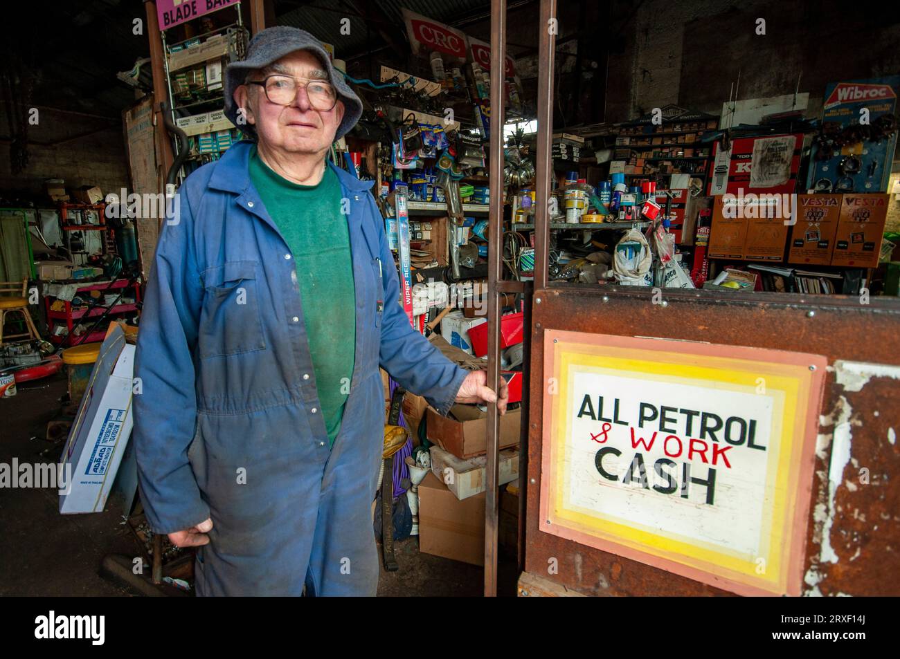 Jim McNally, motor mechanic aged 80 and in 2011, still working at his ...