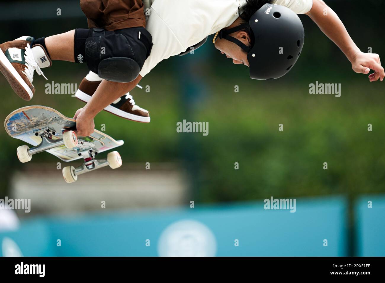 Hangzhou, China. 25th Sep, 2023. Kensuke Sasaoka (JPN) Skateboarding ...