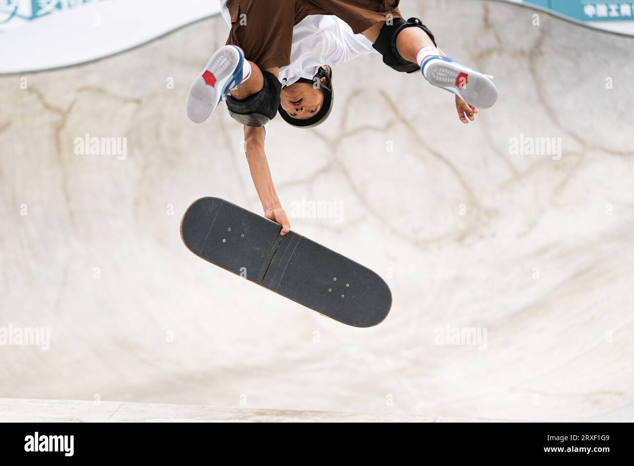 Hangzhou, China. 25th Sep, 2023. Yuro Nagahara (JPN) Skateboarding ...