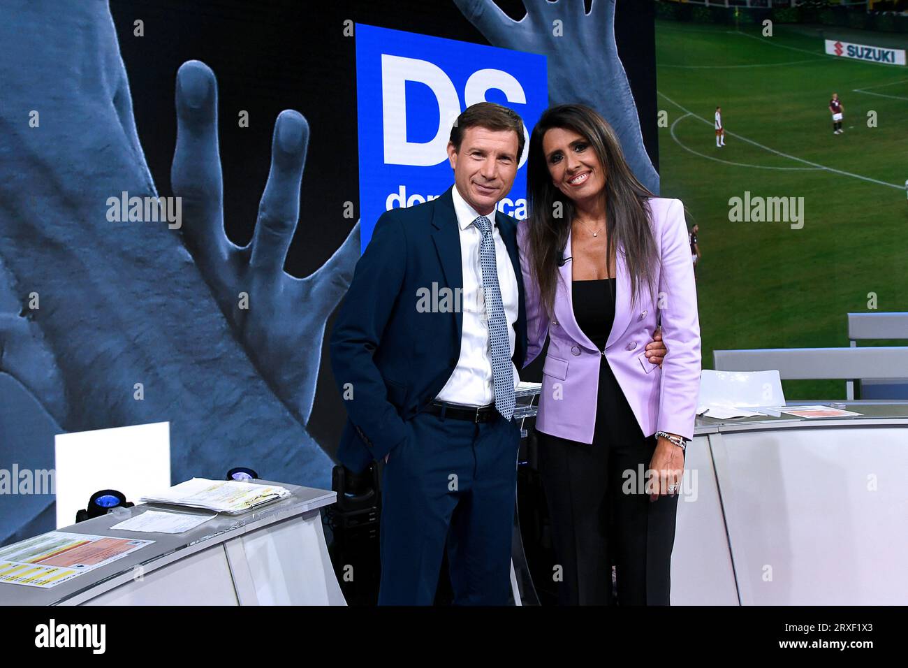 Milan, Italy. 05th May, 2022. Milan, TV broadcast "La Domenica sport ...