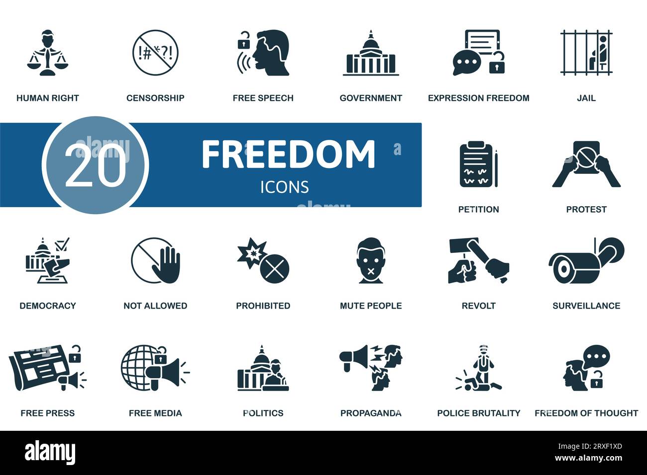 Free speech allowed Cut Out Stock Images & Pictures - Alamy