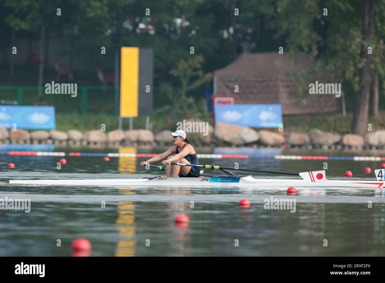 Hangzhou, China. 25th Sep, 2023. Shiho Yonekawa (JPN) Rowing : Women's ...