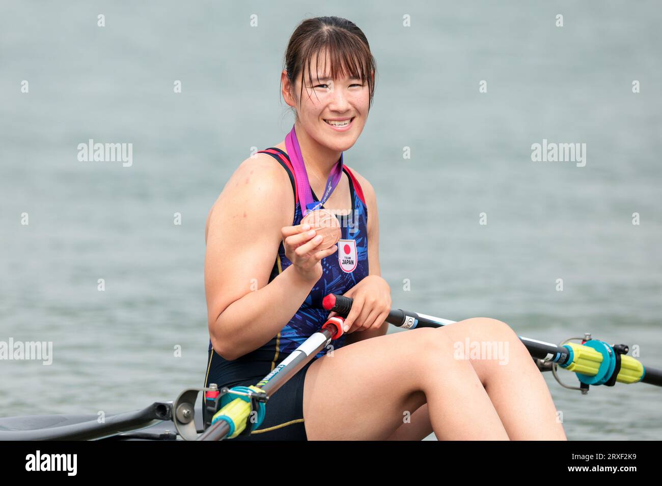 Hangzhou, China. 25th Sep, 2023. Shiho Yonekawa (JPN) Rowing : Women's ...
