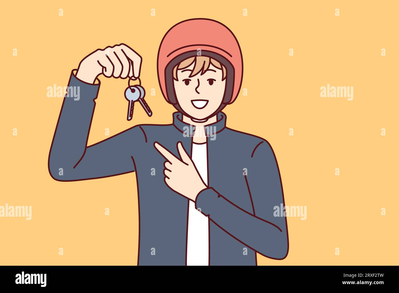 Delivery motocycle Stock Vector Images - Alamy