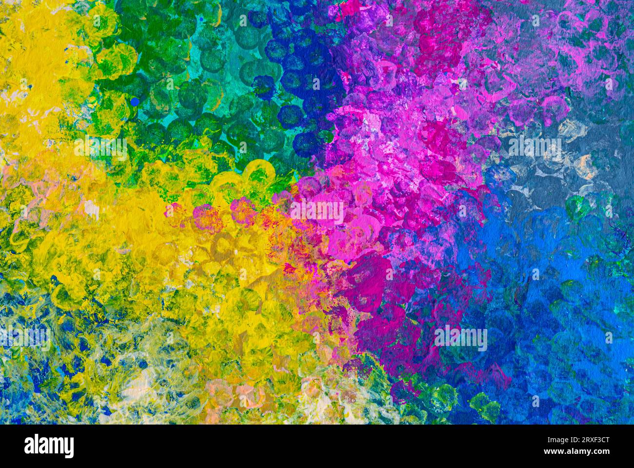 Abstract chaotic oil painting hi-res stock photography and images - Alamy