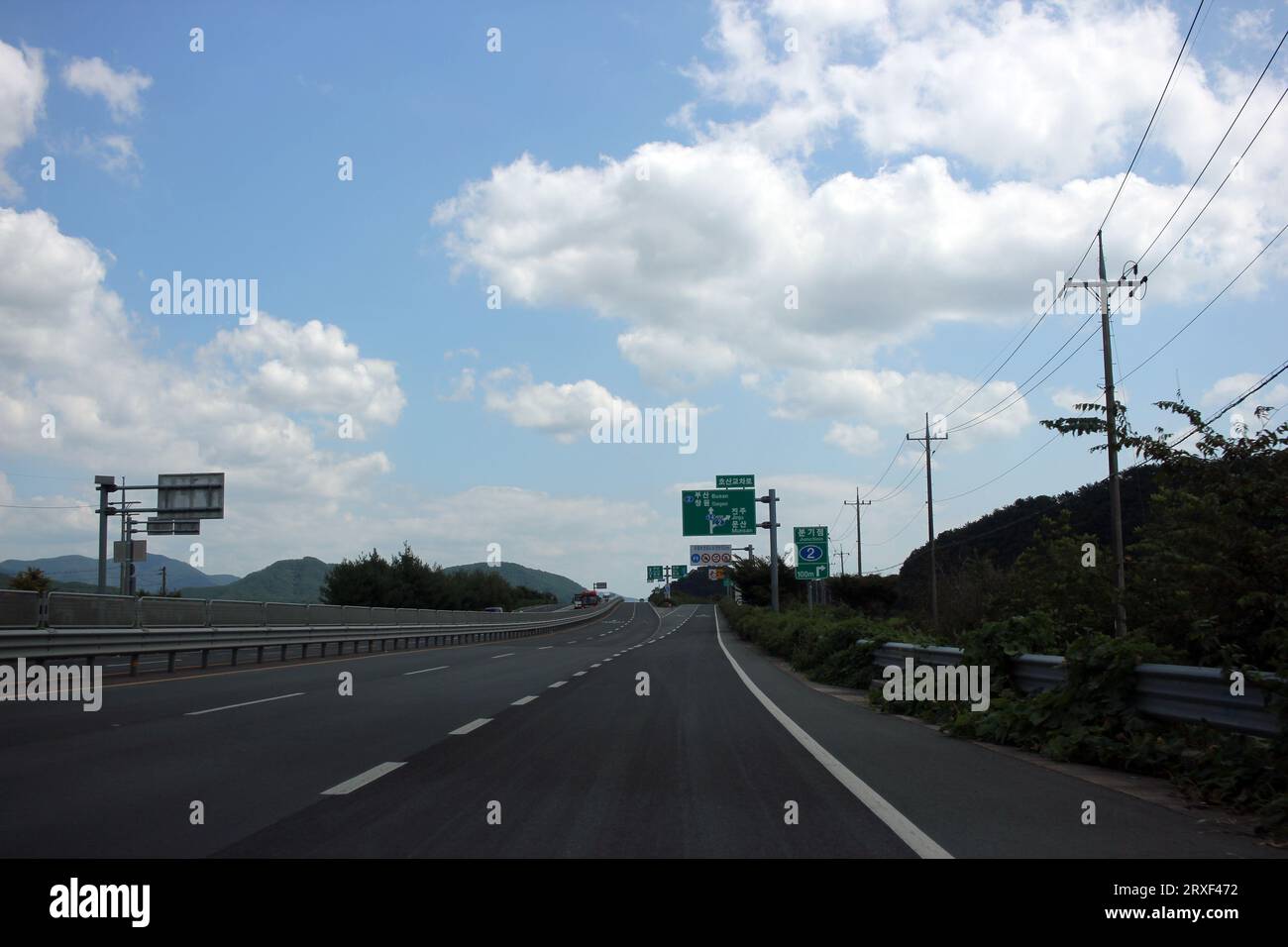 Changwon, Gyeongsangnam-do, South Korea September 8, 2023: Highway ...