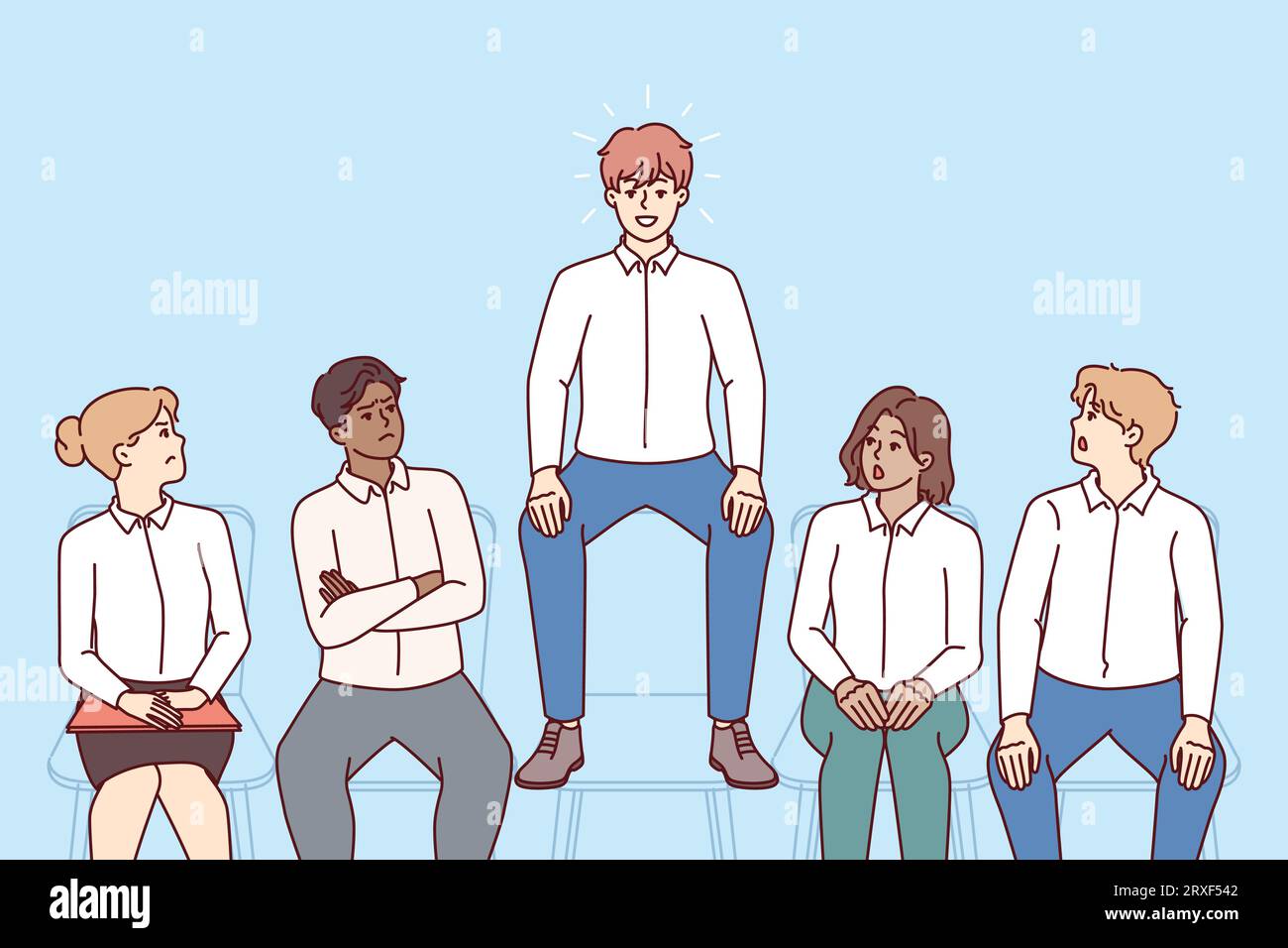 Position of superiority Stock Vector Images - Alamy