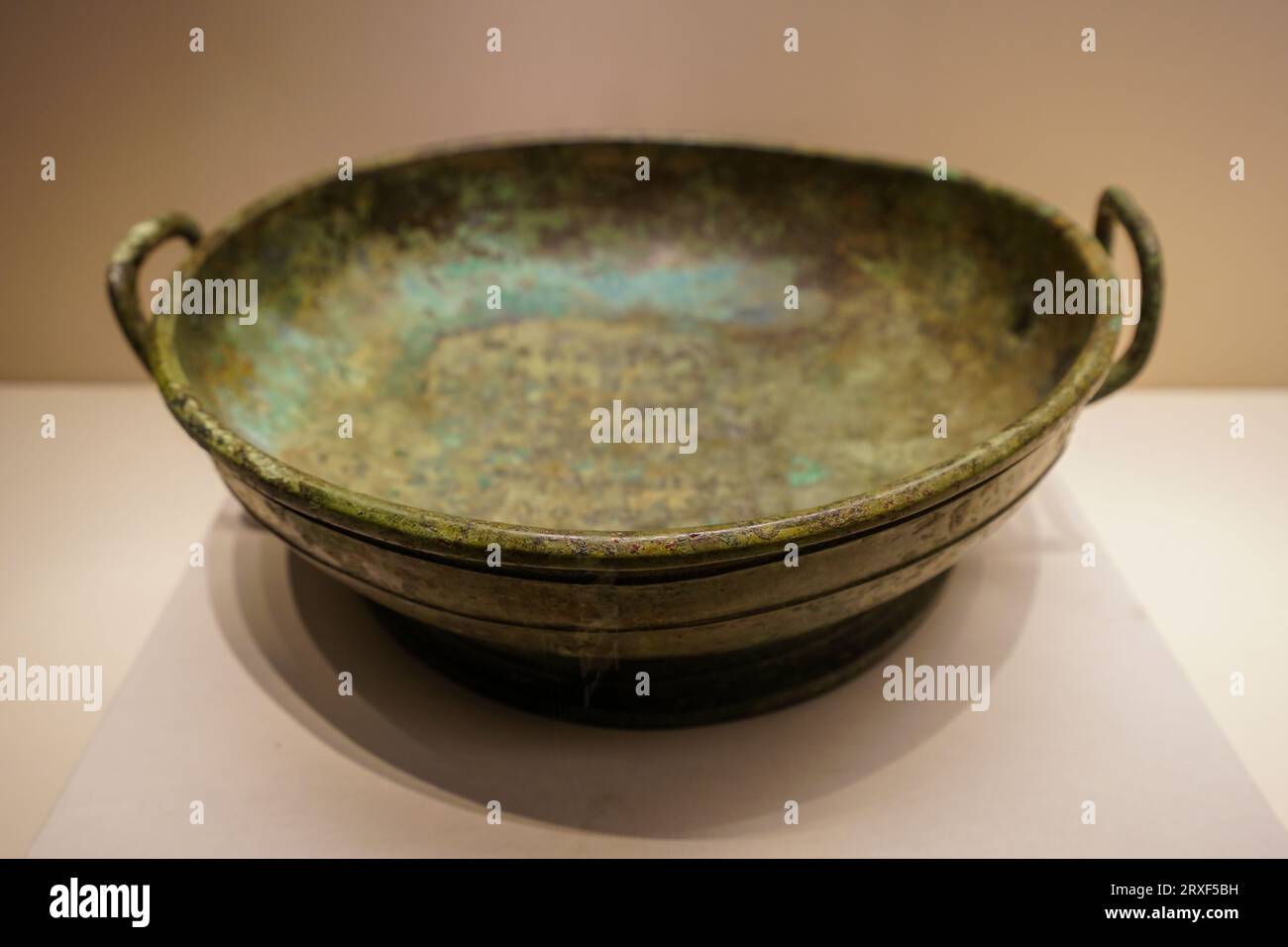 Beijing China, February 17, 2023: bronze ware in the National Museum of ...