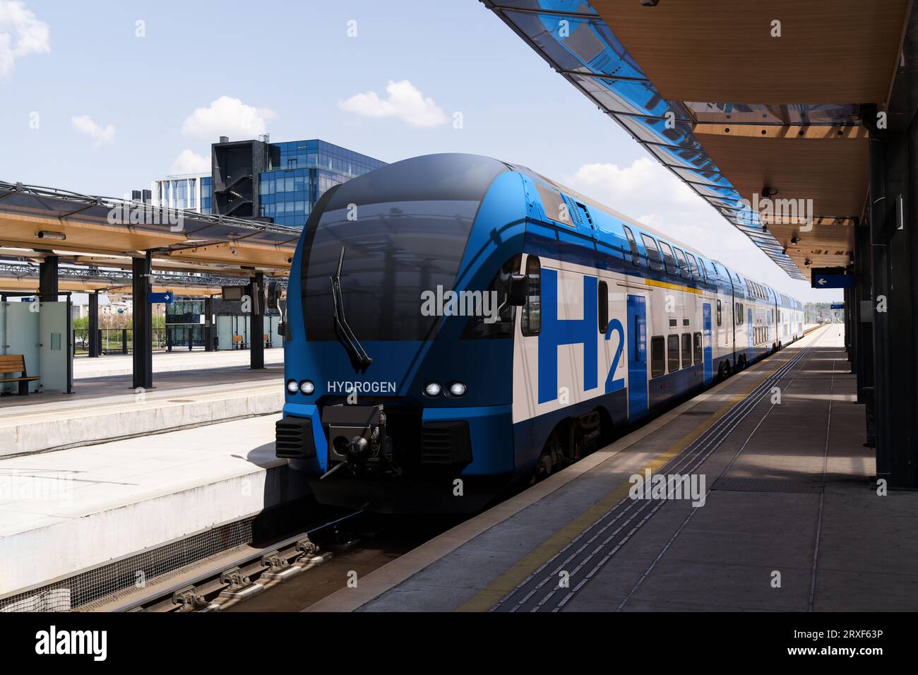 Hydrogen fuel cell train hi-res stock photography and images - Alamy