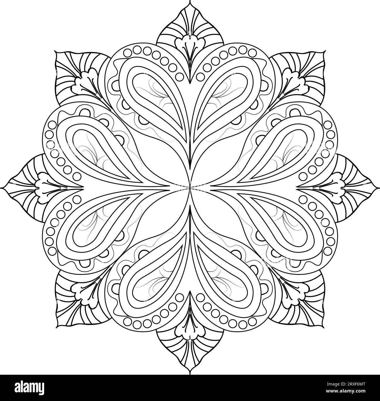 Magnolia flower vector vectors Black and White Stock Photos & Images ...
